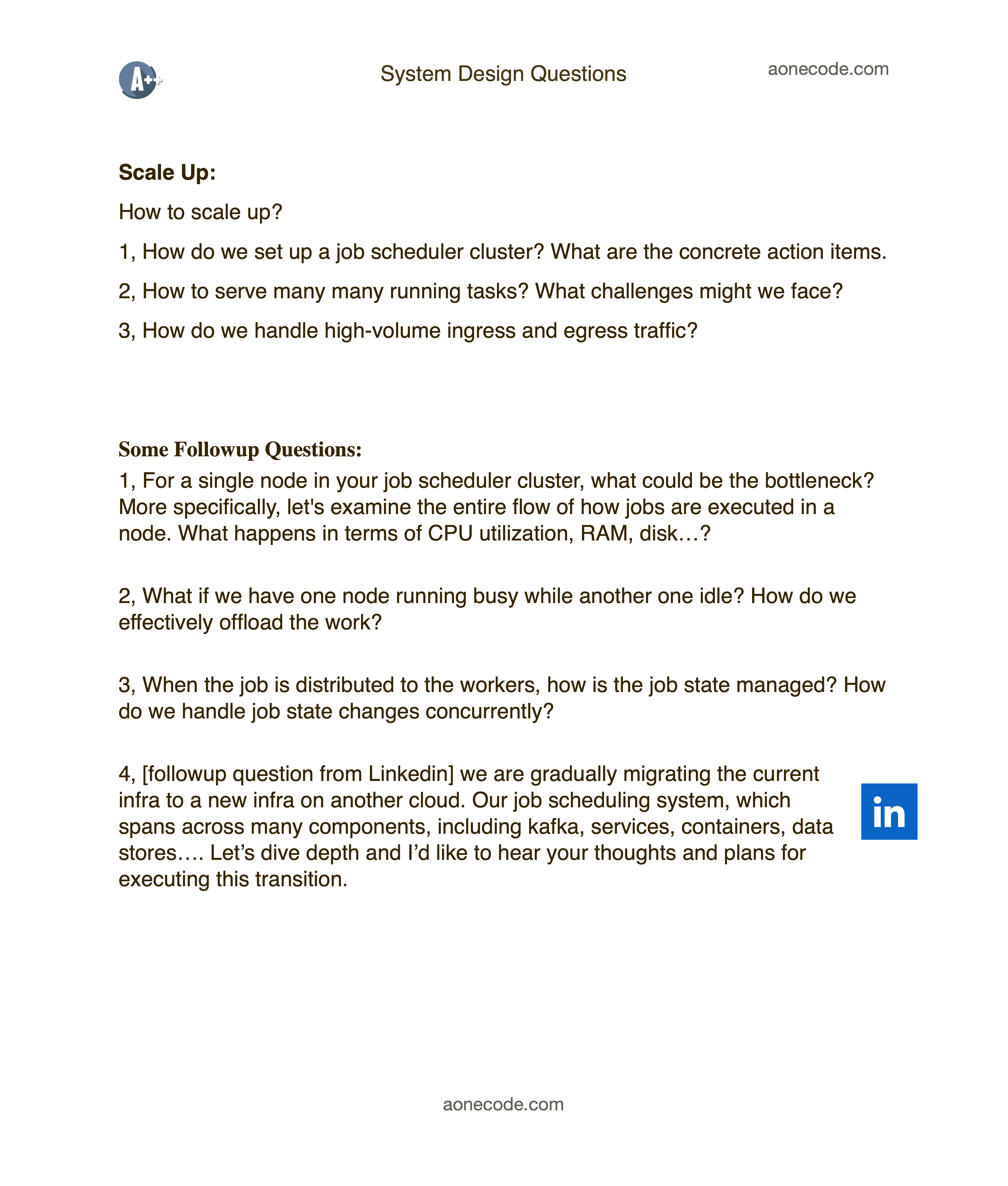 [System Design] Job Scheduler Part 1