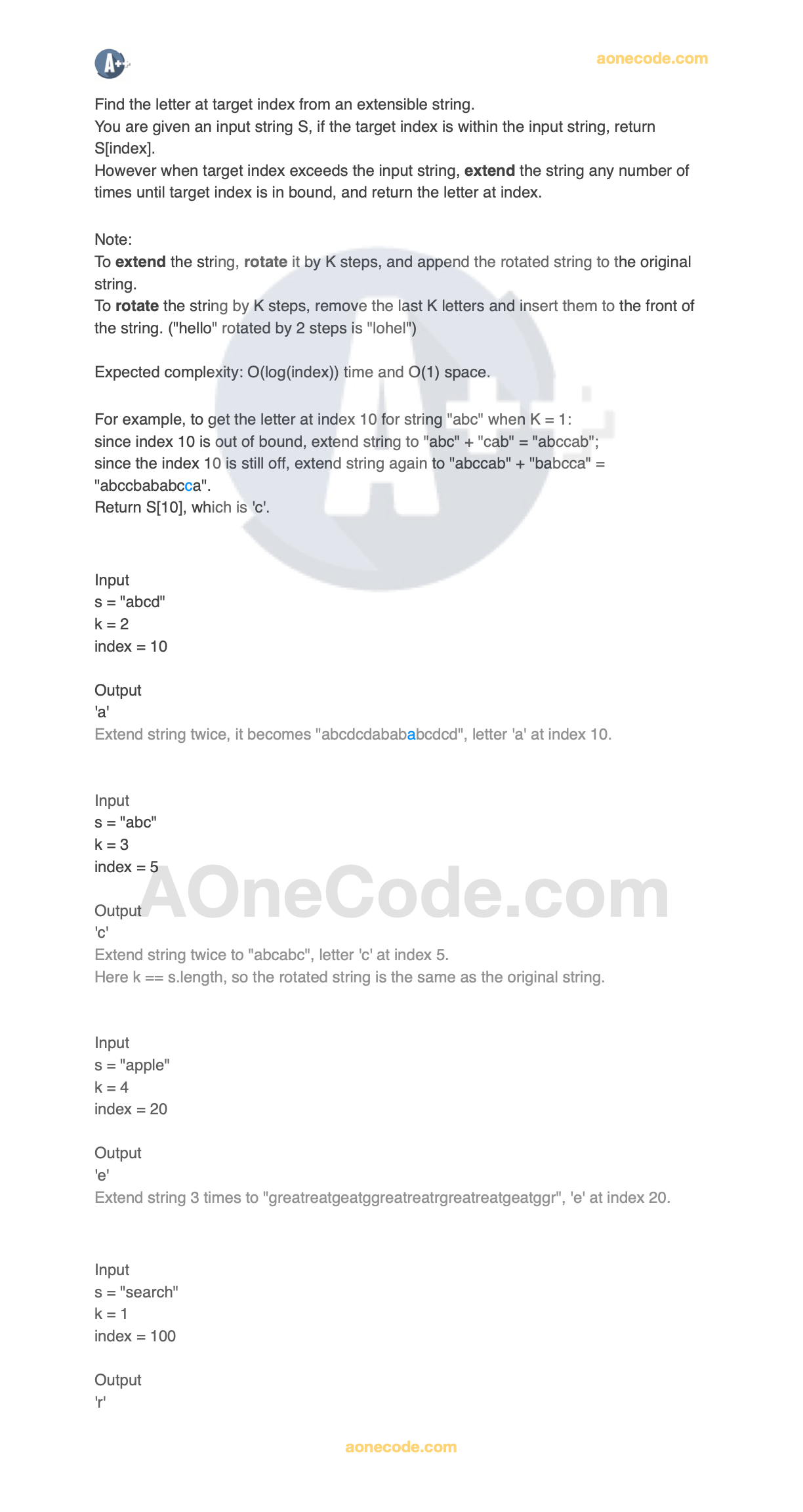 Google Interview Questions | AOneCode